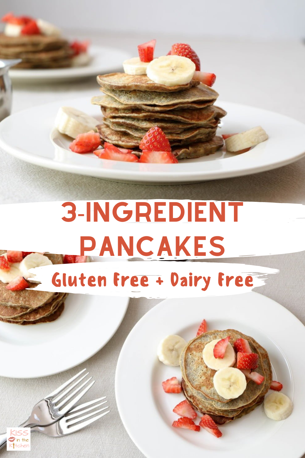 Three Ingredient Pancakes | KISS in the Kitchen