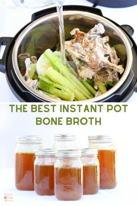 The Best Instant Pot Bone Broth | KISS in the Kitchen