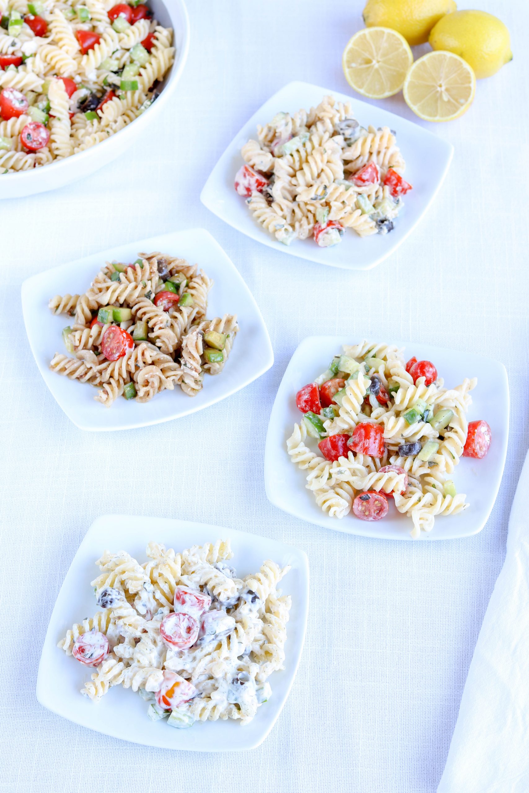 Pasta Salad Four Ways | KISS in the Kitchen