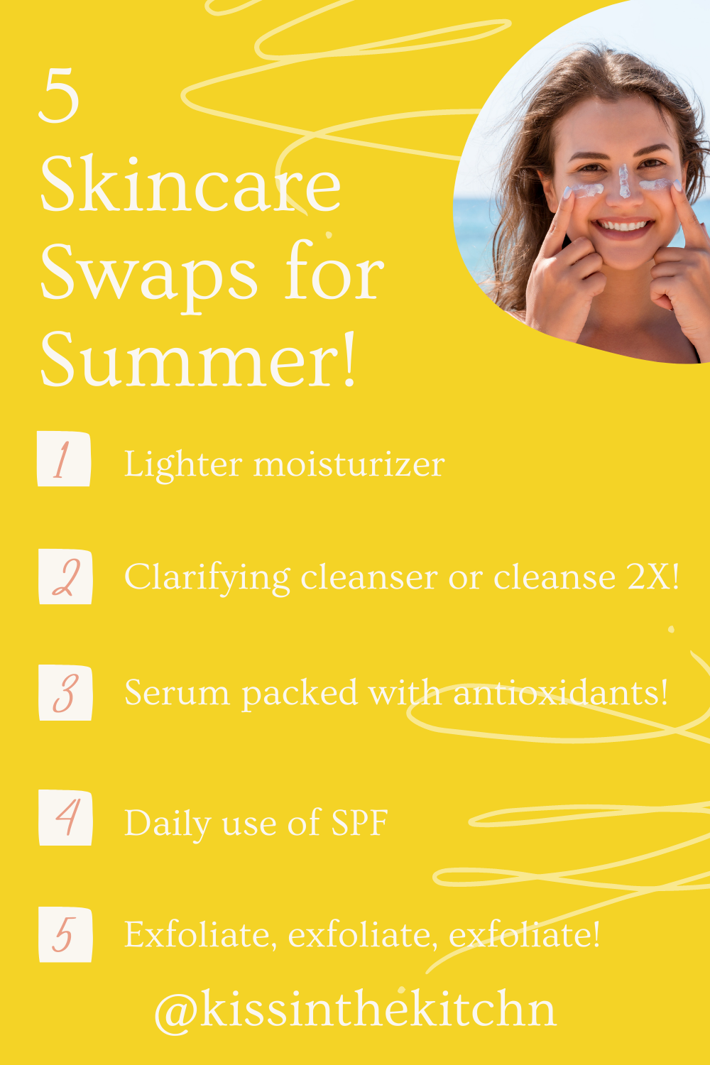 5 Skincare Swaps for Warmer Weather | KISS in the Kitchen